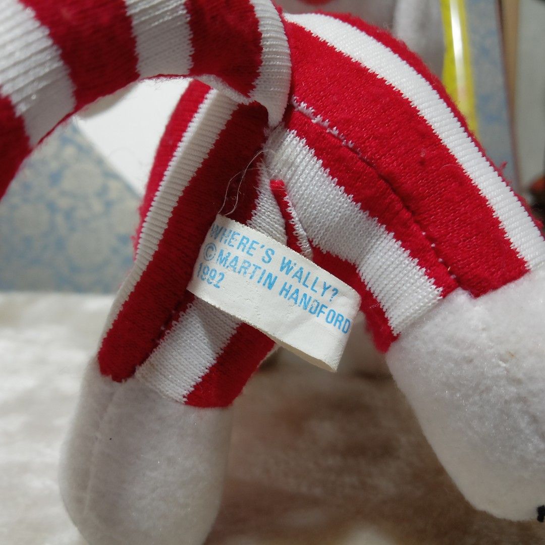 WALLY and WOOF SET RARE Plushies Where's Wally Original - Preloved on ...