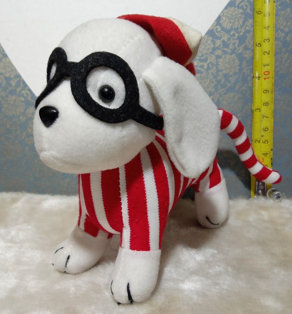 WALLY and WOOF SET RARE Plushies Where's Wally Original - Preloved on ...