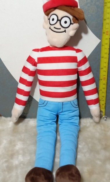 WALLY and WOOF SET RARE Plushies Where's Wally Original - Preloved ...