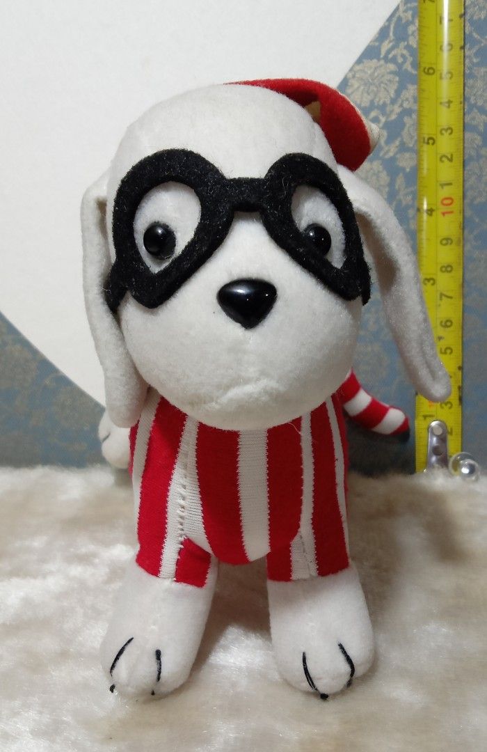 WALLY and WOOF SET RARE Plushies Where's Wally Original - Preloved on ...