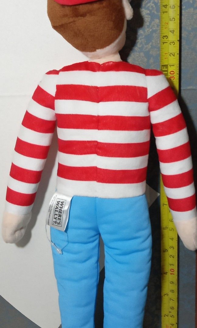 WALLY and WOOF SET RARE Plushies Where's Wally Original - Preloved ...