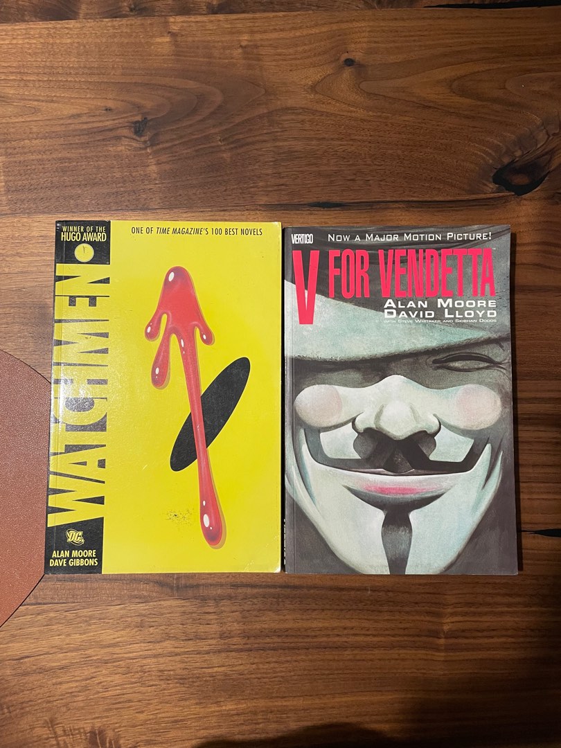 Watchmen V for Vendetta Graphic Novel Bundle, Hobbies & Toys, Books ...