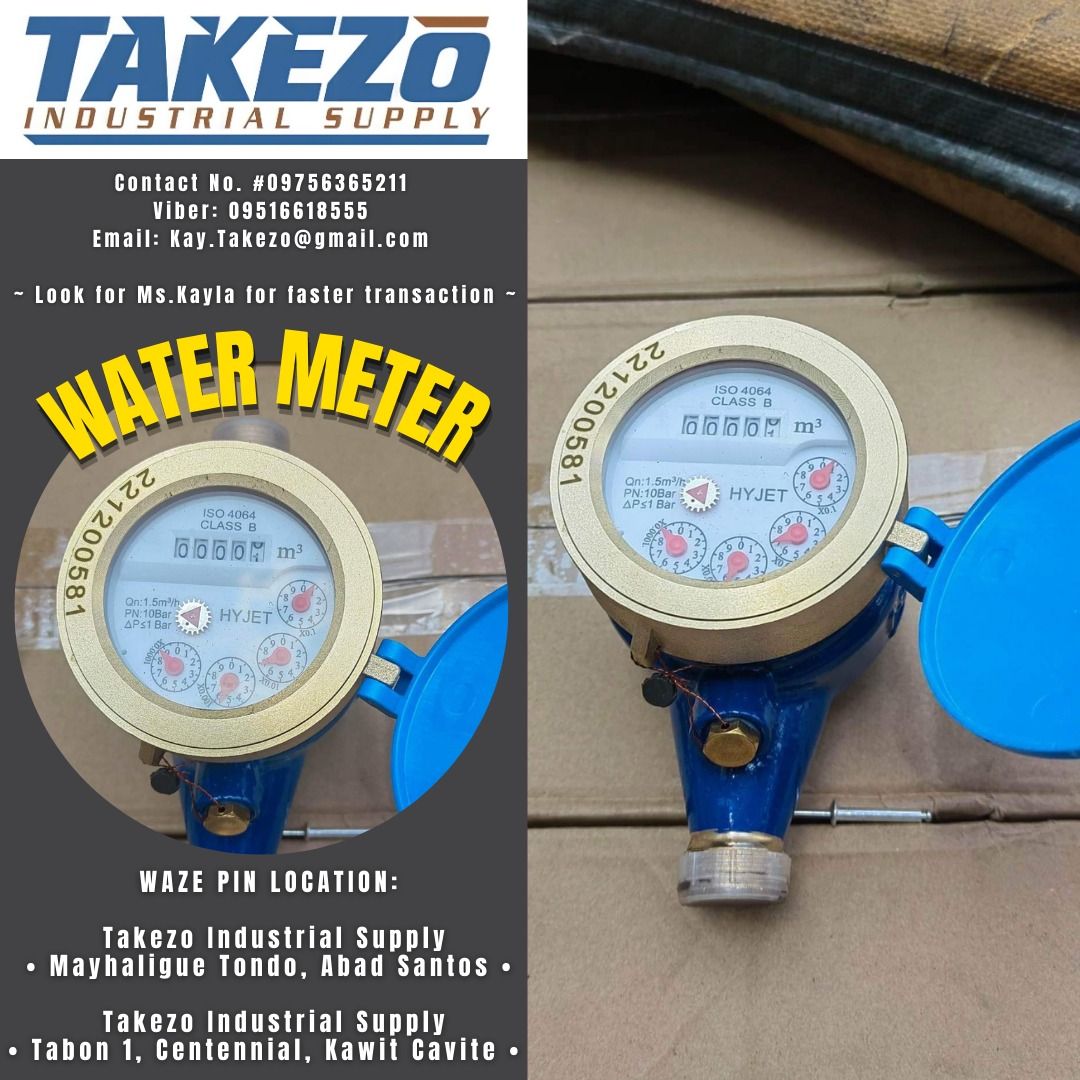 WATER METER, Commercial & Industrial, Construction & Building Materials ...