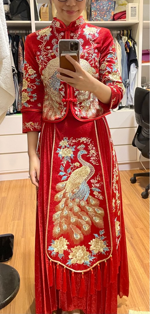 Wedding kua qipao cheongsam, Women's Fashion, Dresses & Sets, Dresses ...