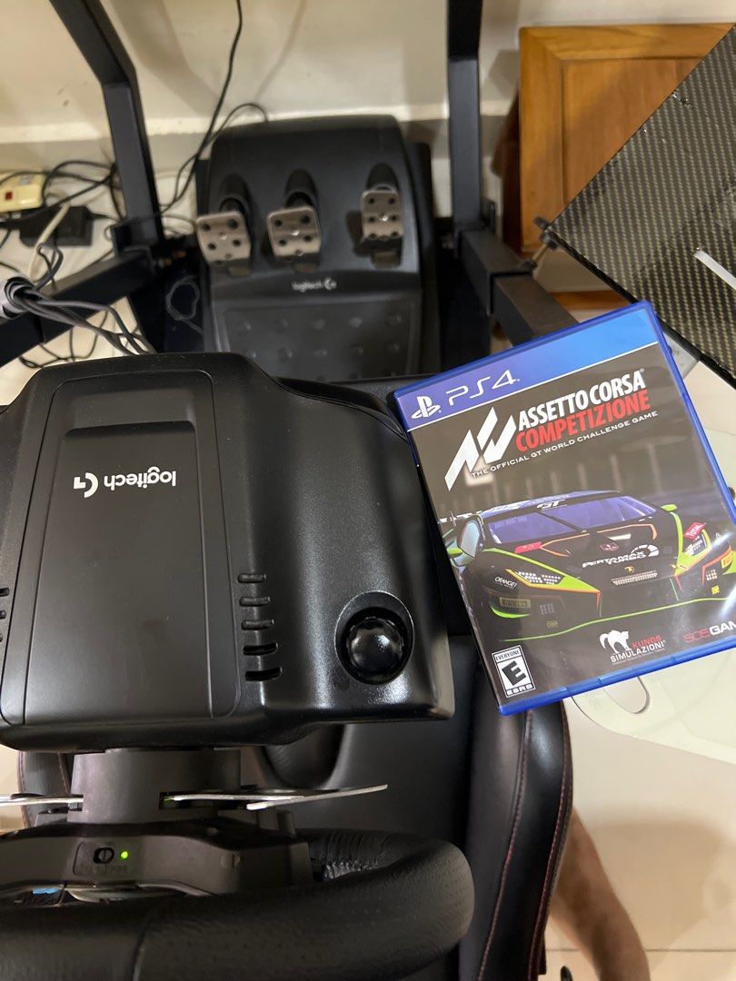 Whitebox racing simulator rig Logitech G29 wheel pedal shifter free HD ...