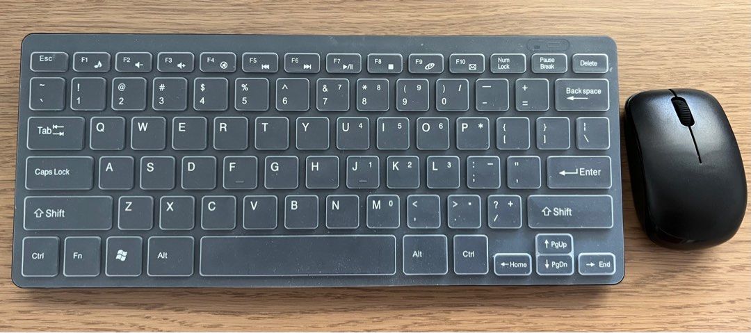 Wireless keyboard and mouse with bluetooth receiver, Computers & Tech ...