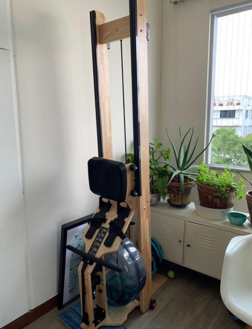 Wood water rower / rowing machine, Sports Equipment, Exercise & Fitness ...