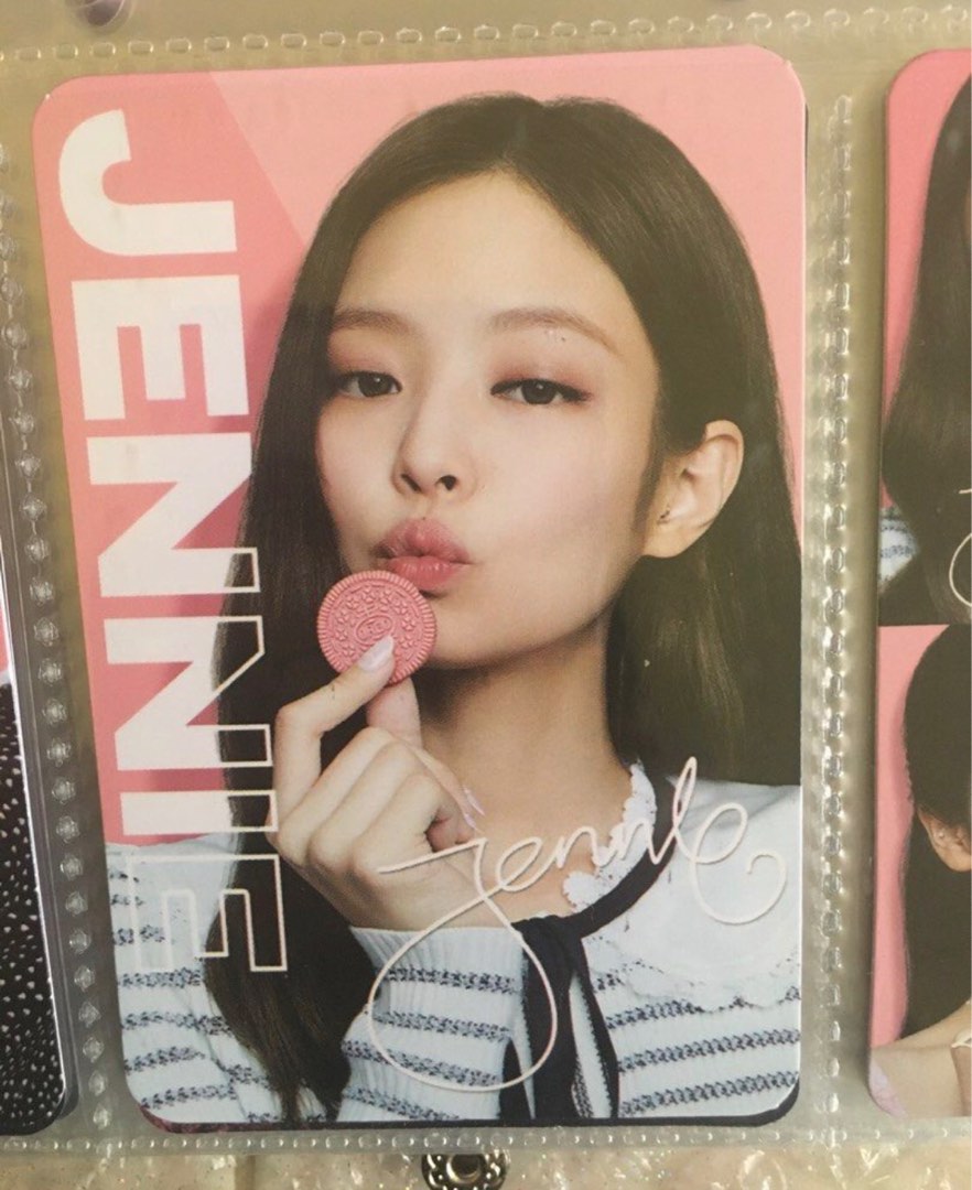 WTS BLACKPINK x OREO Jennie photocard, Hobbies & Toys, Collectibles ...