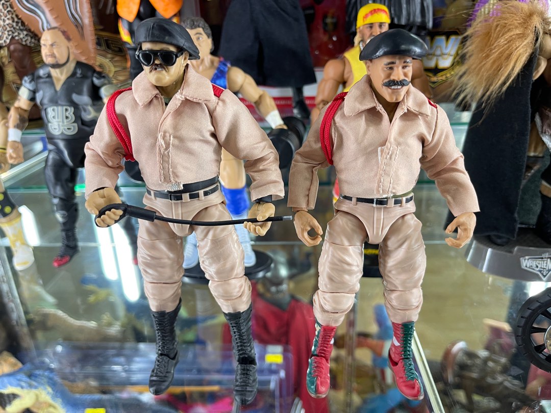 WWE Mattel Elite LEGENDS Sgt.Slaughter and Colonel Mustafa Set of two ...