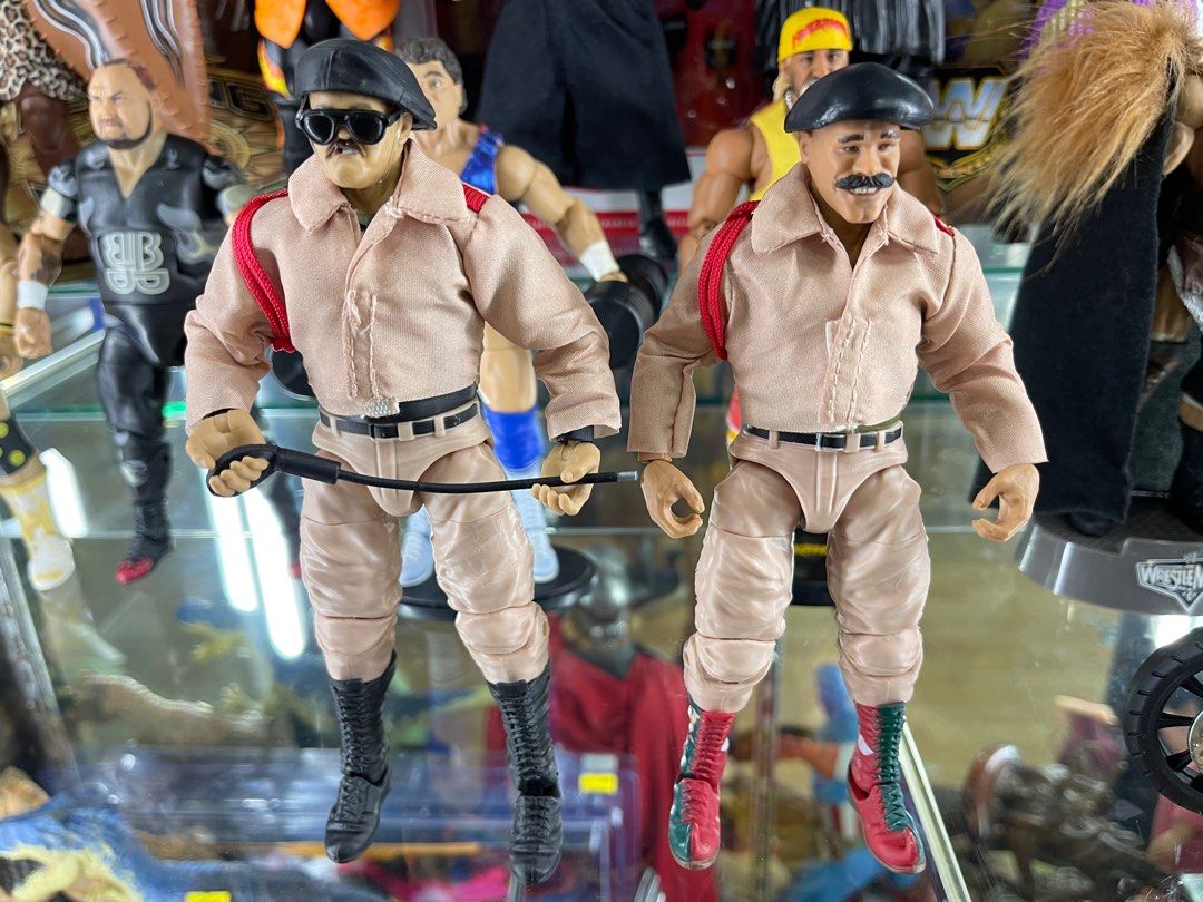 WWE Mattel Elite LEGENDS Sgt.Slaughter and Colonel Mustafa Set of two ...