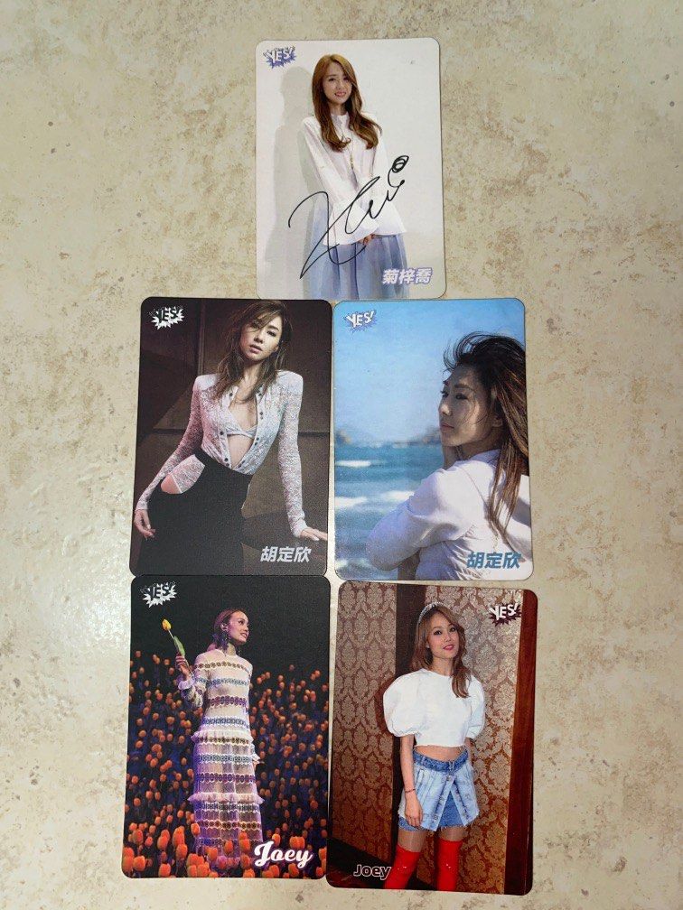 Yescard 港星 容祖兒 菊梓喬Hana 胡定欣, 興趣及遊戲, 收藏品及紀念品, 明星周邊 - Carousell