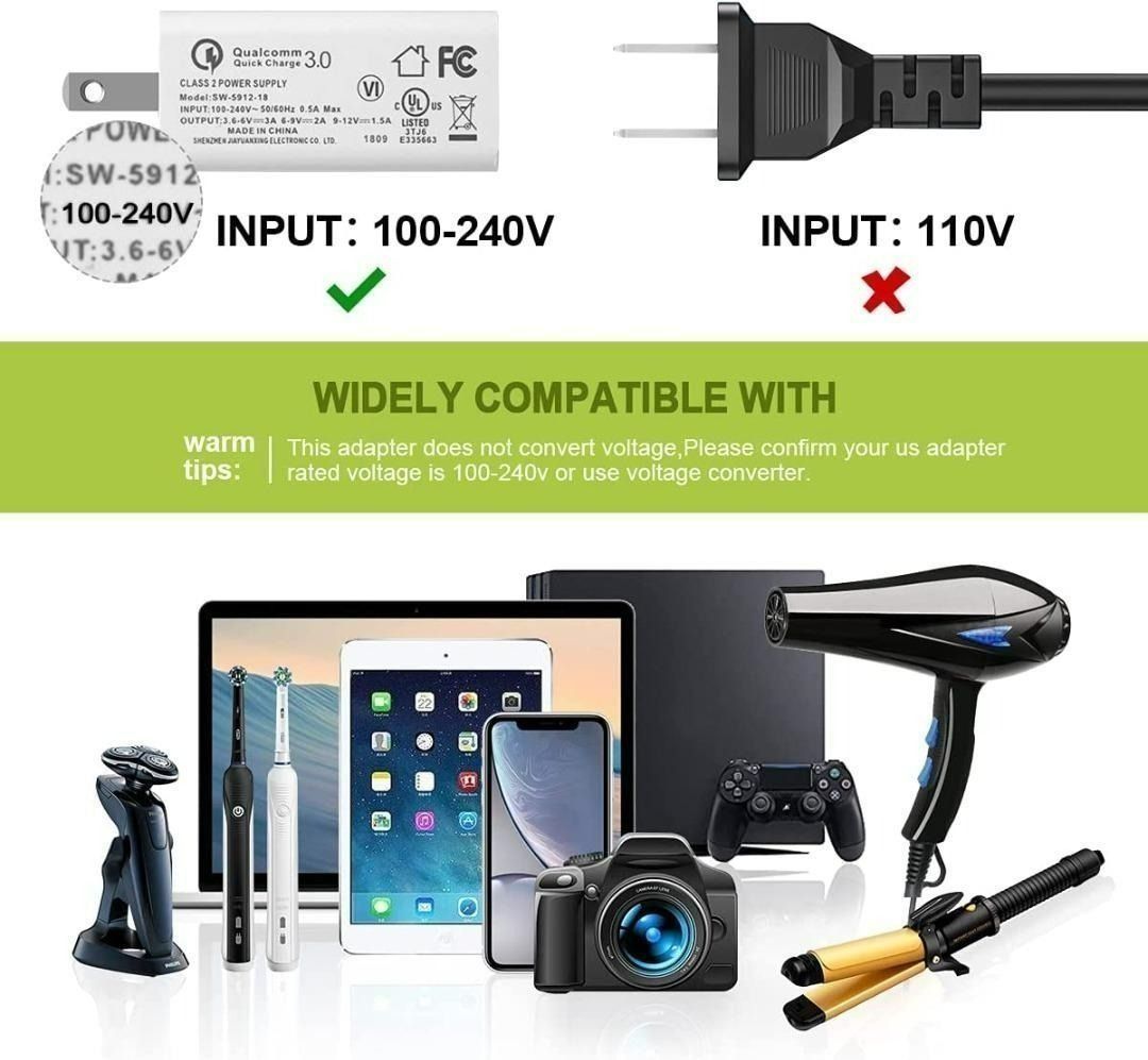 [1401A] AIEVE 2/3 Pin US to 3 Pin UK Plug Adaptor, American/Mexico ...