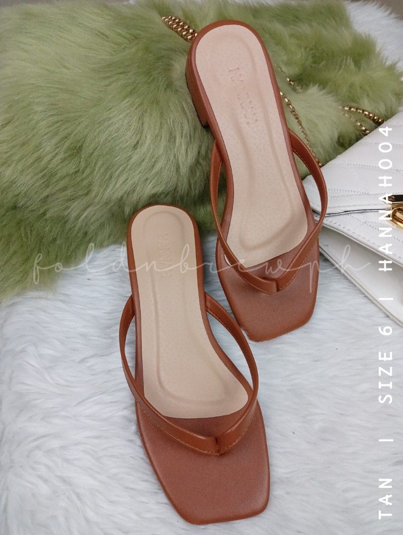 1 INCH BLOCK HEELS SANDALS on Carousell