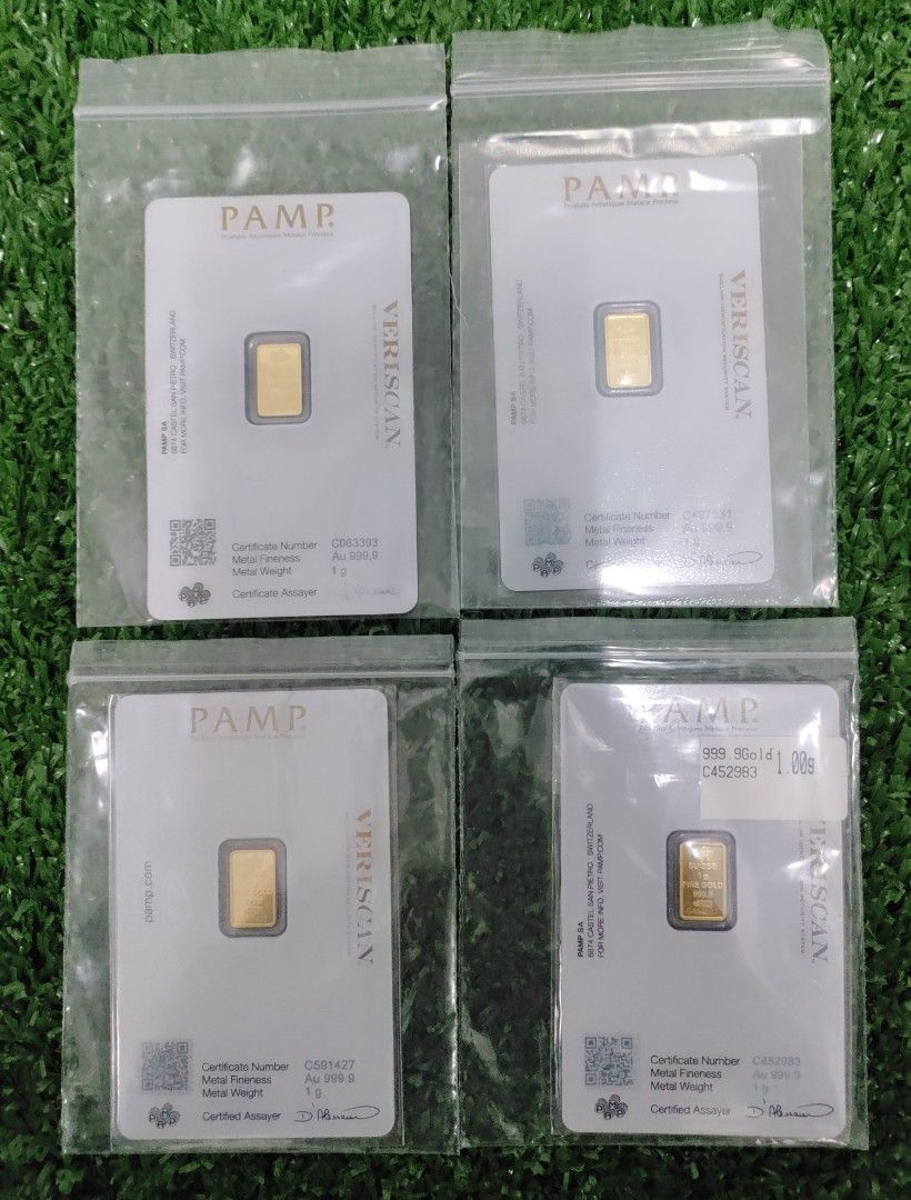 1g pamp suisse veriscan, Hobbies & Toys, Memorabilia & Collectibles, Currency on Carousell