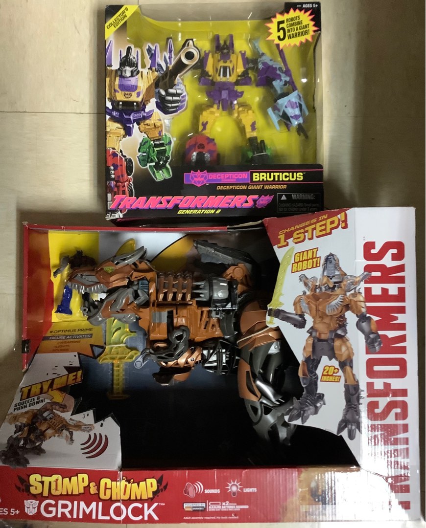 全新2大盒Transformers Studio Series Grimlock Bruticus Roadbuster Marvel dc ...