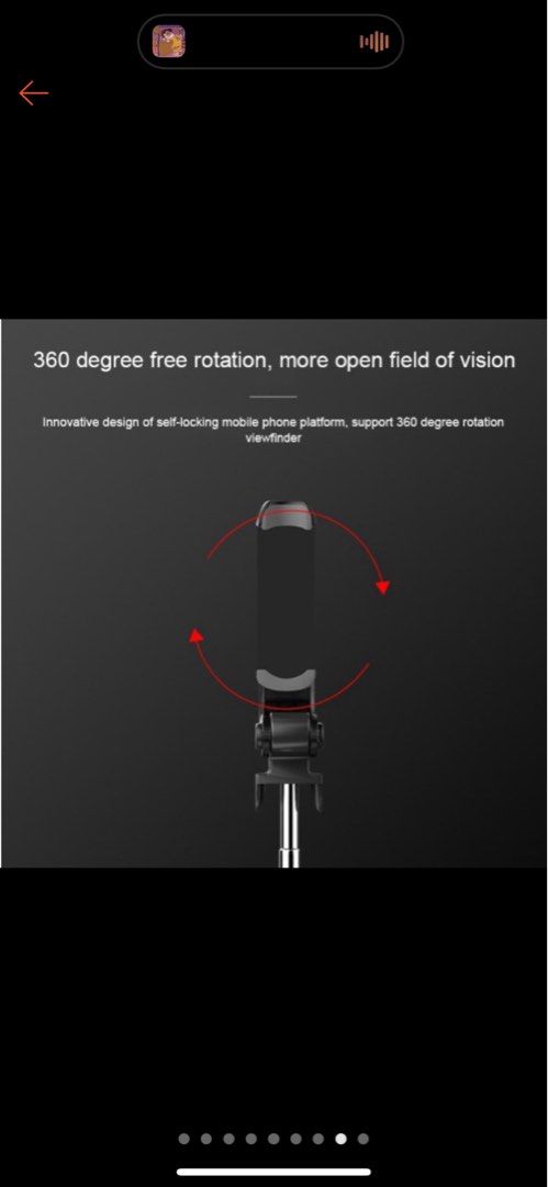 360° rotation phone tripod stand extendable + Bluetooth, Mobile Phones ...