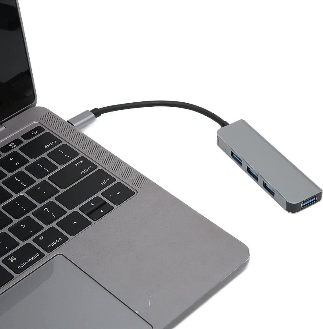 [3723] Multi-Port USB Type-C Hub,Mini 4 in 1 Multi Splitter Docking ...
