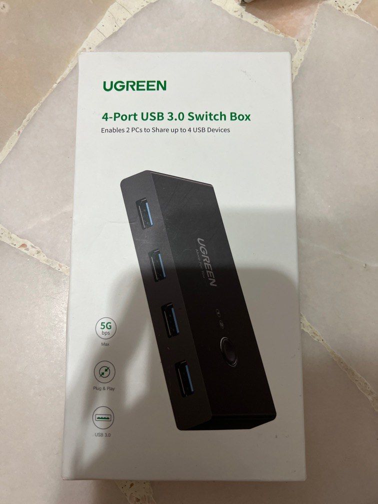 4 port USB 3.0 SWITCH BOX, Computers & Tech, Parts & Accessories, Other ...