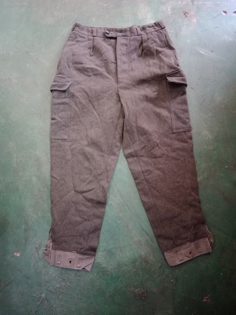 70s Swedish Army Pants, Men's Fashion, Bottoms, Trousers on Carousell