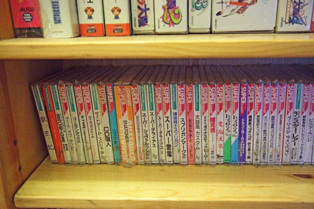 (所有機種已全部賣出,THX) 99% NEW 68隻pc engine 卡game + 68隻 pc engine cd rom tv ...