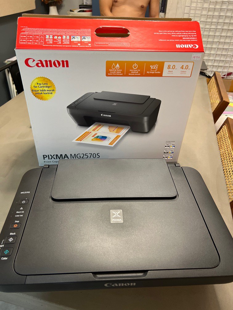 99% new Canon MG2570S print copy scan printer, Computers & Tech ...
