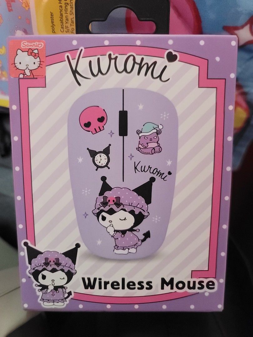 全新 Kuromi Wireless Mouse, 電腦＆科技, 電腦周邊及配件, 電腦滑鼠及相關產品 - Carousell