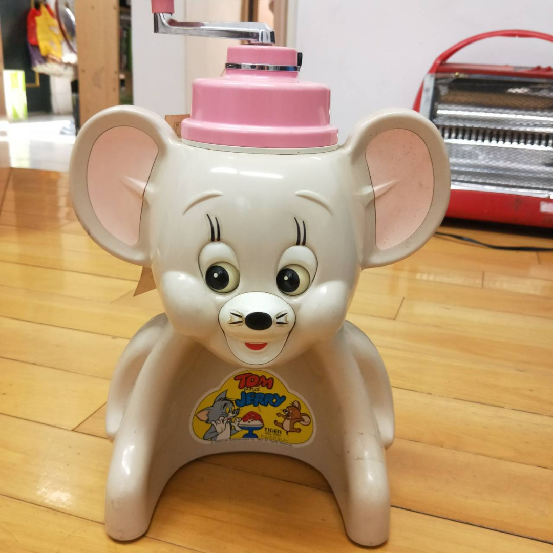 湯姆貓與傑利鼠 刨冰機/TOM&JERRY TIGER 1983 日本製 剉冰機, 書籍、休閒與玩具, 收藏、紀念品, 其他古董在旋轉拍賣