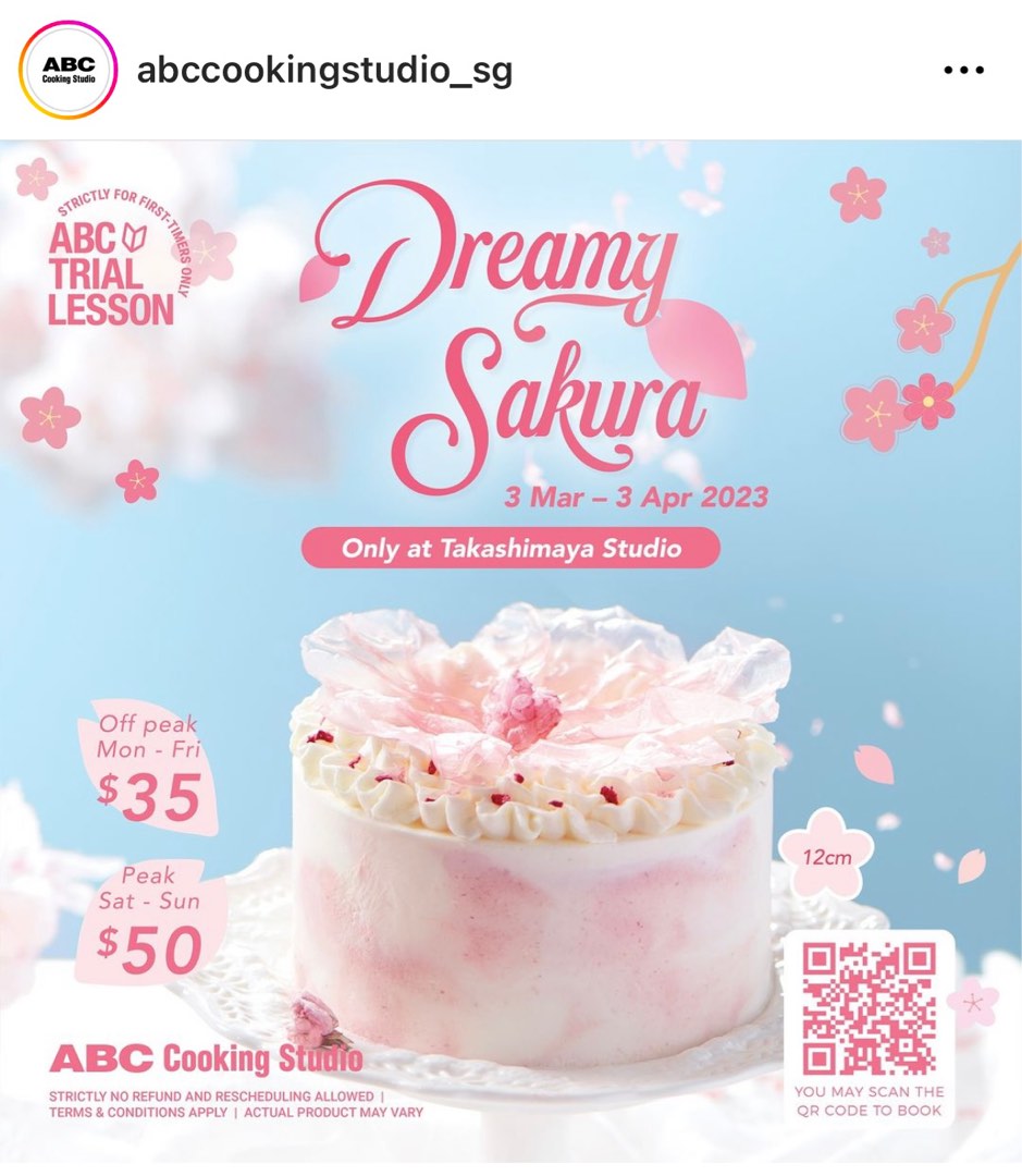 Abc cooking trial class - available at Funan, Westgate and Takashimaya ...