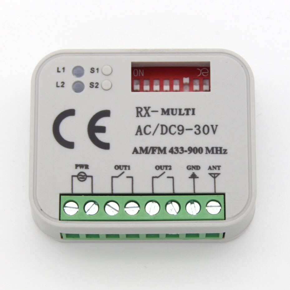 AC DC 9-30V 2 Channel Universal Multi Receiver RX MULTI 300-868 MHz, TV ...