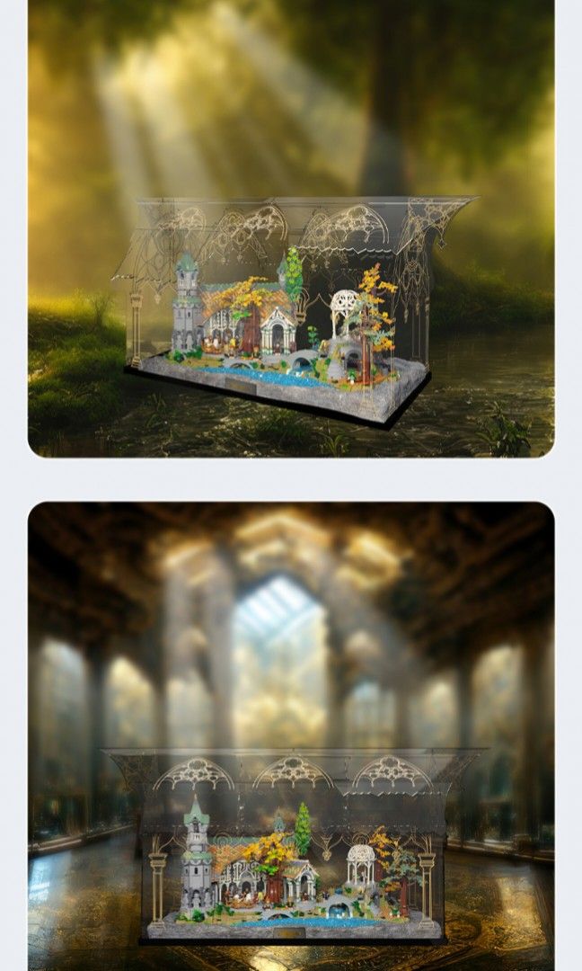 Acrylic Display Case for LEGO 10316 Lord of the Rings: Rivendell ...