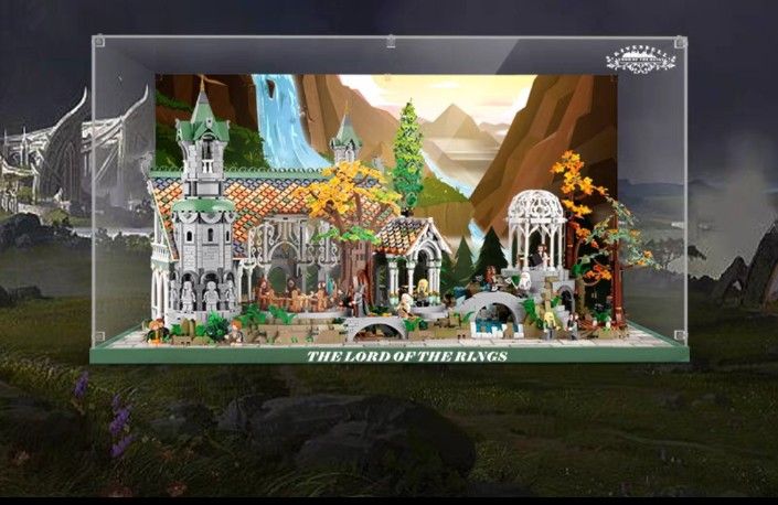 Acrylic Display Case for LEGO 10316 Lord of the Rings: Rivendell ...