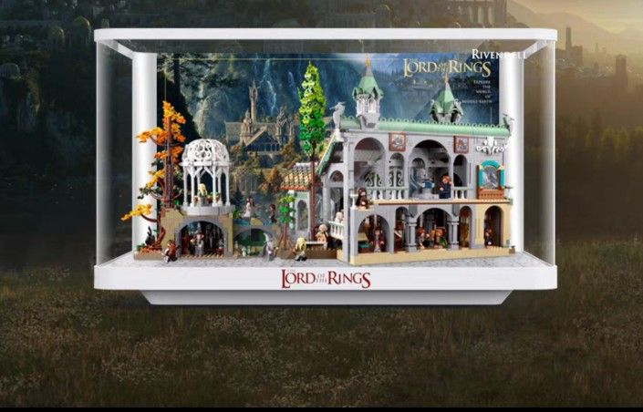 Acrylic Display Case for LEGO 10316 Lord of the Rings: Rivendell ...