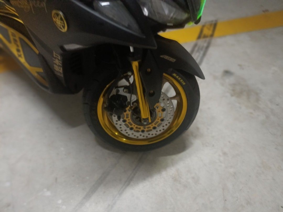 Aerox rim, suspension &fork wrap, Motorcycles, Motorcycle Apparel on ...