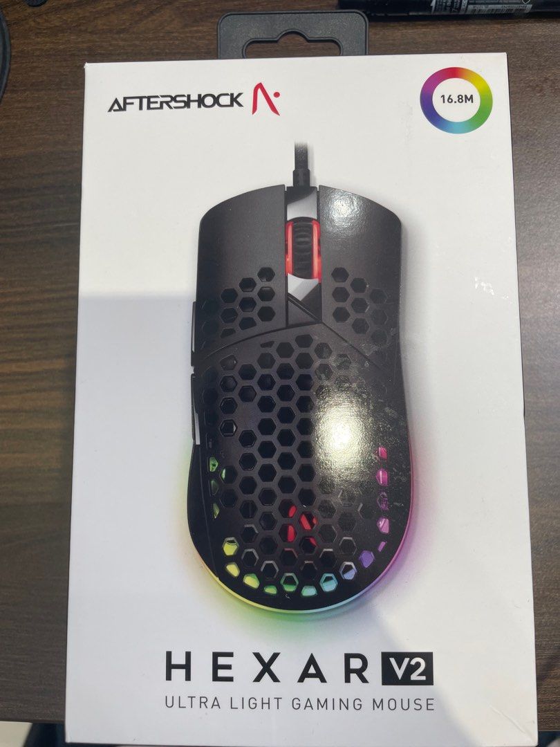 Aftershock HEXAR V2 Ultra Light Gaming Mouse, Computers & Tech, Parts ...