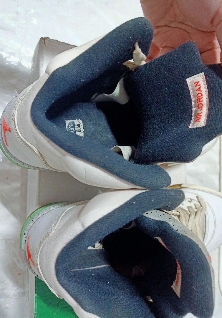 Air Jordan 5 Pro Star Poison Green, Mens shoes on Carousell