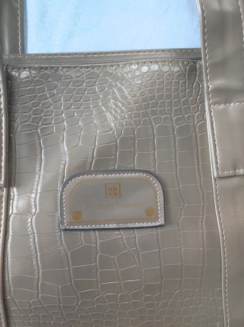 Arnaldo Bassini Gray Two Way Bag on Carousell