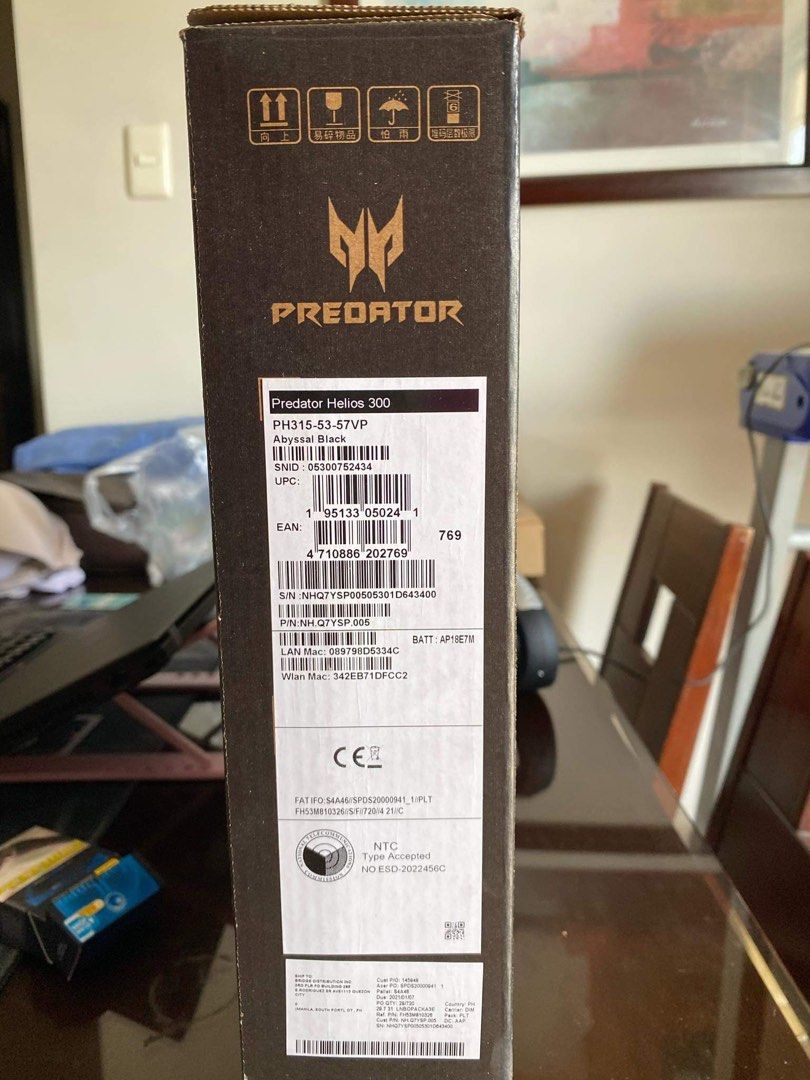 Asus Predator Helios 300 (2021), Computers & Tech, Laptops & Notebooks ...