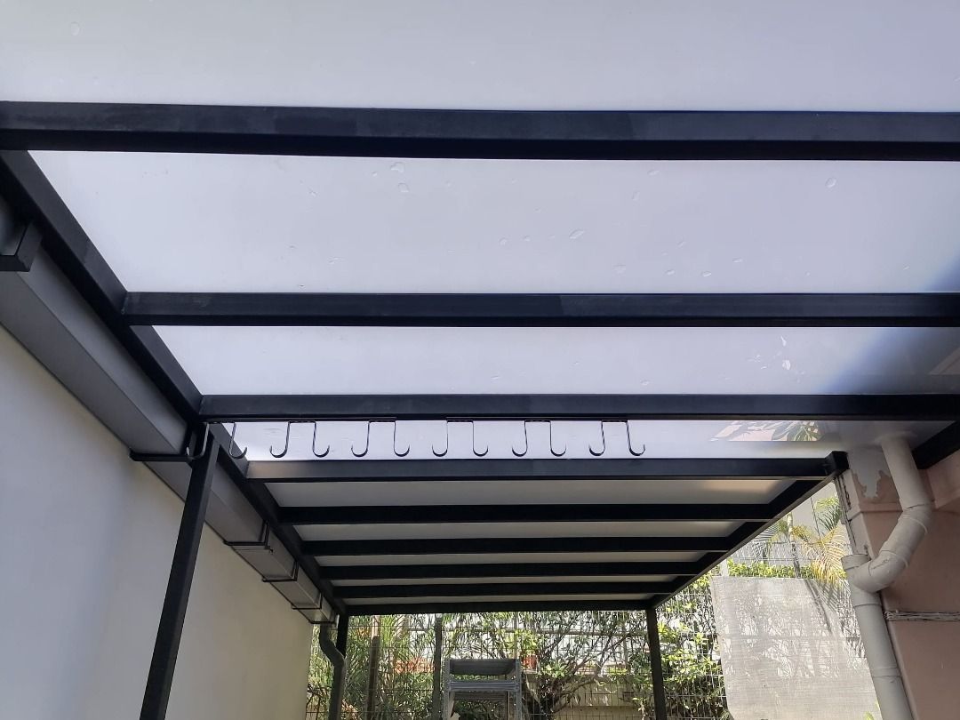 Awning Shelter Canopy Roof Car Porch Commercial Residential Aluminium ...