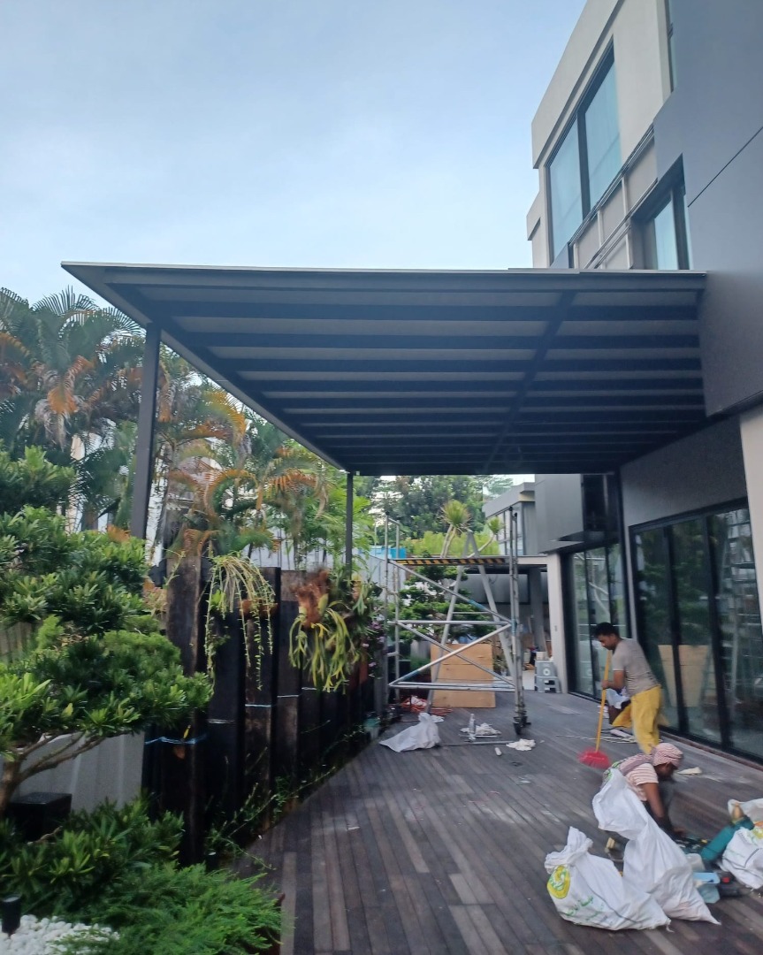 Awning Shelter Canopy Roof Car Porch Commercial Residential Aluminium ...