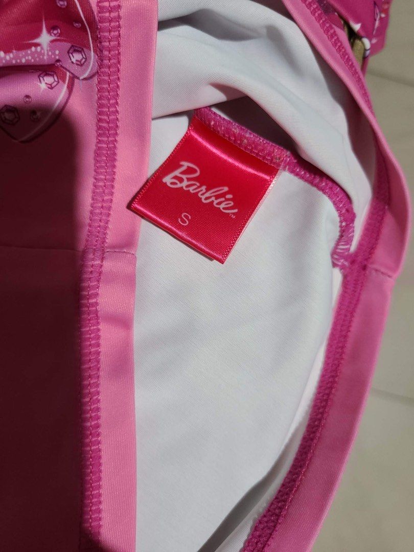 Barbie rashguard and shorts set on Carousell