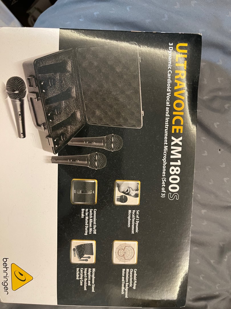 Behringer ultravoice, Audio, Microphones on Carousell