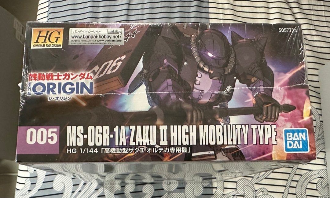 Black Tri-Stars Ortega Zaku II High Mobility Type Origin, Hobbies ...
