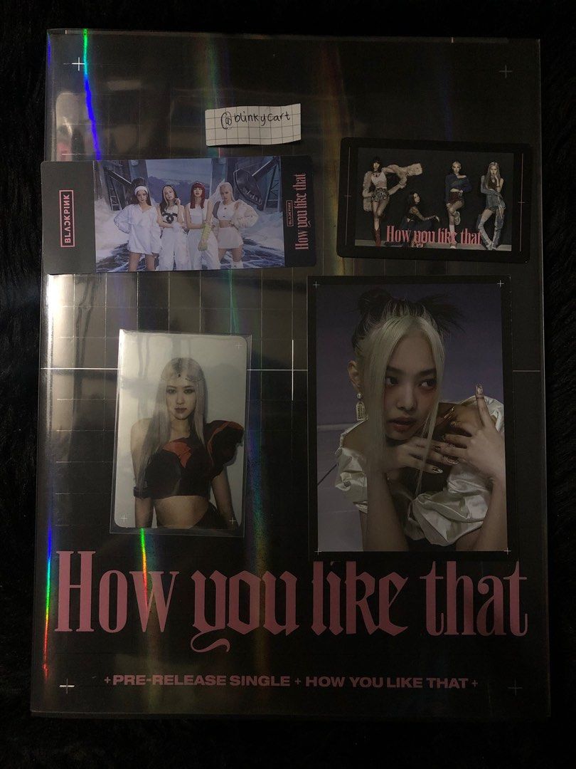 Blackpink How You Like That Album with Synarra Pob, Hobbies & Toys, Memorabilia & Collectibles ...