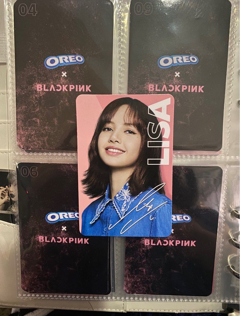 Blackpink x Oreo Lisa 08 Photocard, Hobbies & Toys, Memorabilia ...