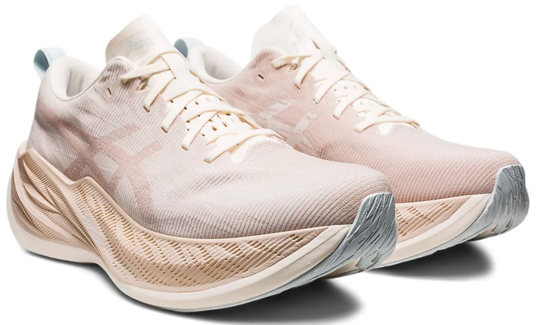 BNIB Asics Superblast Running Shoes in Cream/Mineral Beige, Size 25cm ...