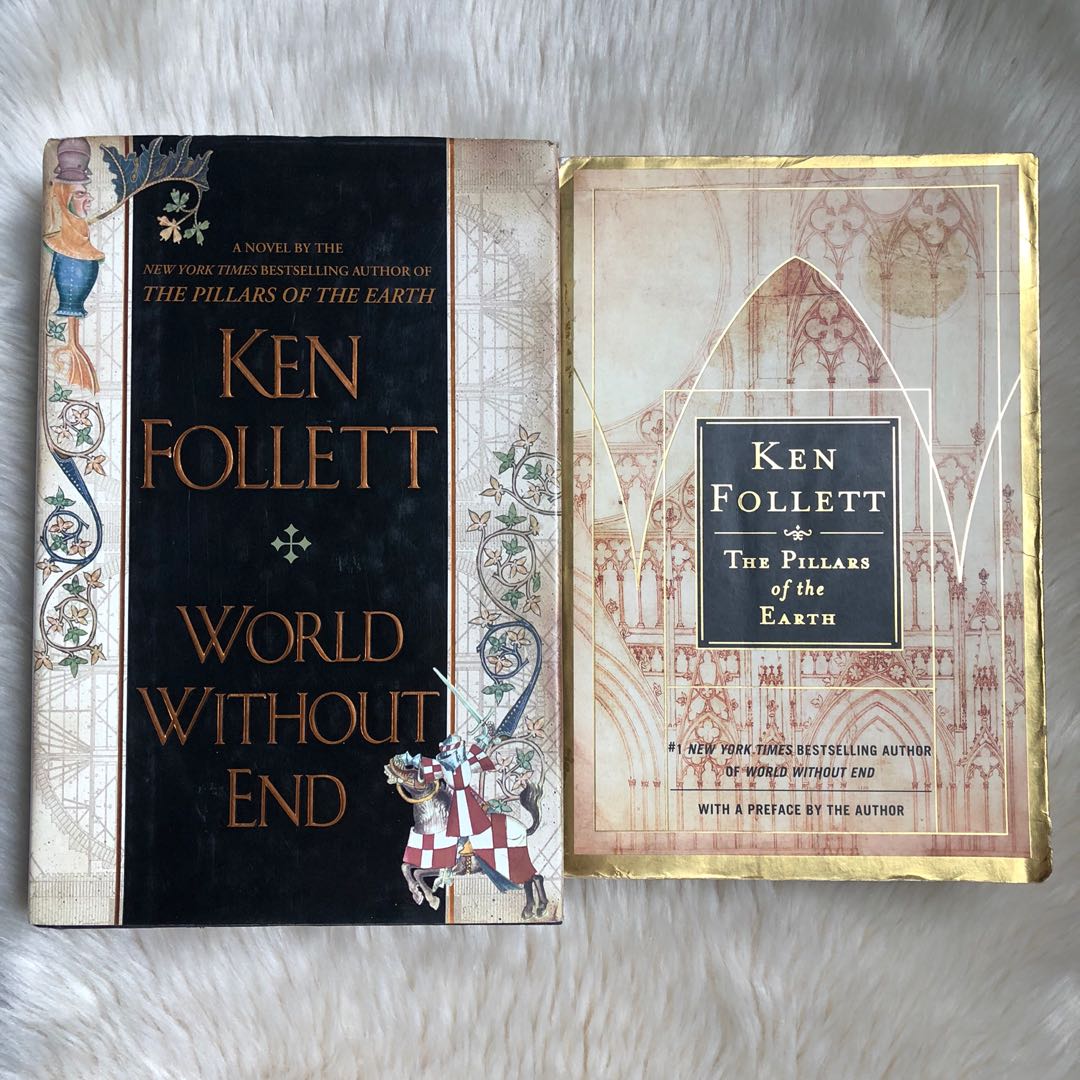 BOOK SALE ‼️The Pillars of the Earth & World Without End by Ken Follet ...