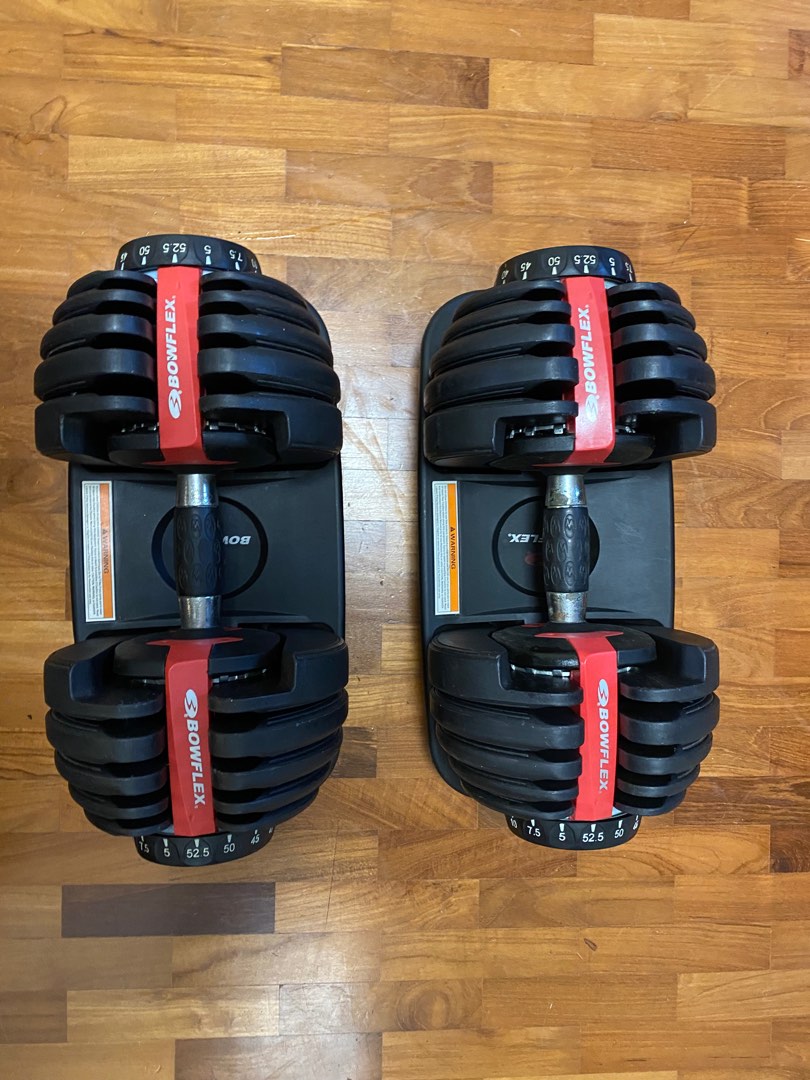 BOWFLEX - original $150 for a pair - Adjustable db, Sports Equipment ...