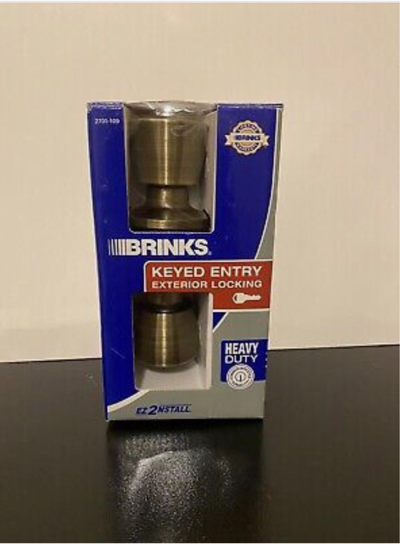 Brinks Door Knob Brass Heavy Duty on Carousell