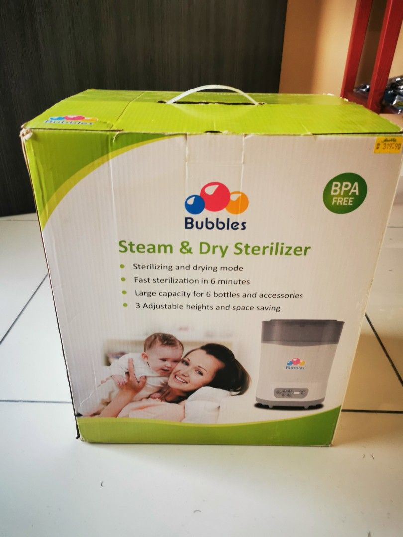 Bubbles Steam and Dry Sterilizer, Babies & Kids, Nursing & Feeding ...