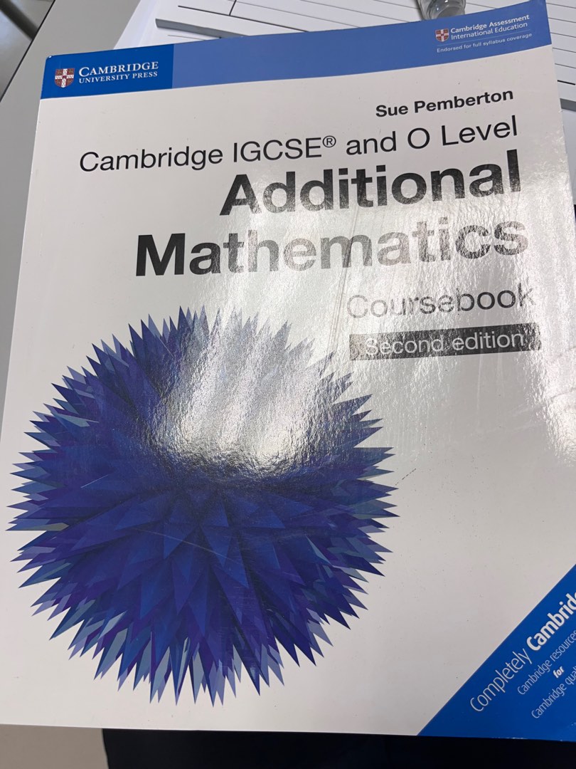 Cambridge Igcse Add Maths Coursebook 2nd Edition Hobbies And Toys Books And Magazines Textbooks